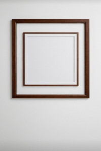 brown frame template design | PosterMyWall