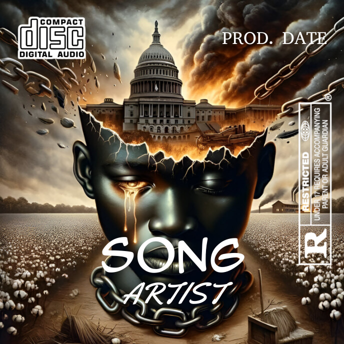 Copy of Brown Futuristic Album Cover Design Album Co | PosterMyWall