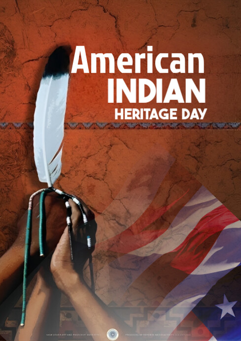 Copy of Brown Futuristic American Indian Heritage Day Template A4 ...