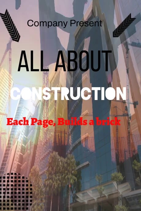 Brown Futuristic Construction Poster Template | PosterMyWall