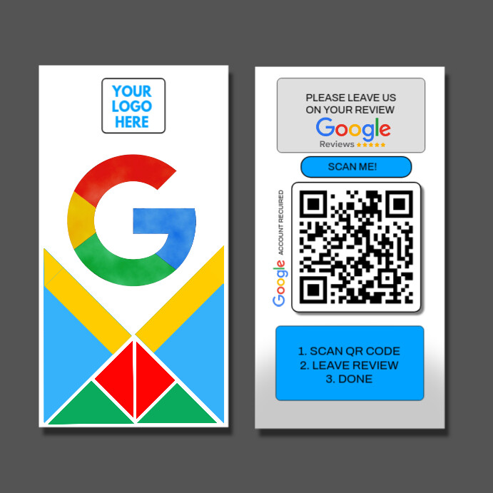 Brown Google Review Template Instagram Post | PosterMyWall