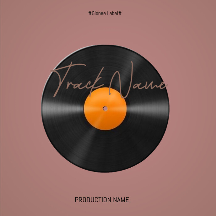 Brown Gradient Album Album Cover Template | PosterMyWall