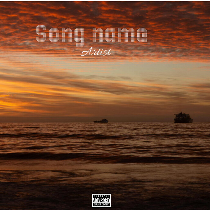 Brown Gradient Album Cover Album Cover Template | PosterMyWall