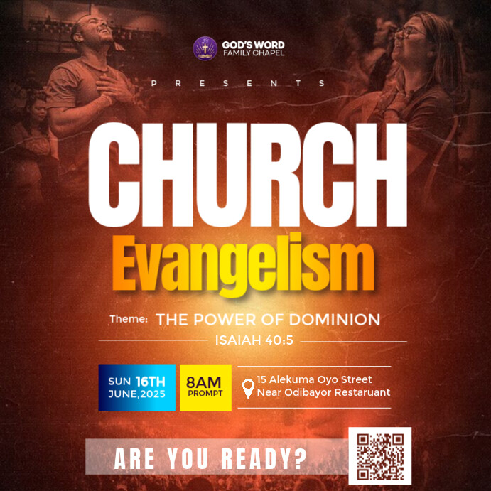 Copy of Brown Gradient Church Outreach Instagram Post | PosterMyWall