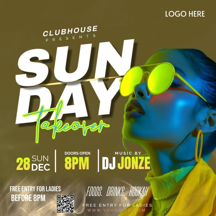 Copy of Brown Gradient Club Takeover Party Instagram | PosterMyWall