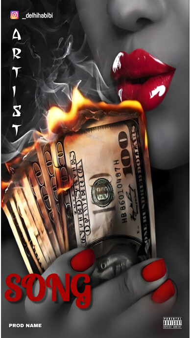 Brown Grunge Album Music Song Cover Instagram Template | PosterMyWall