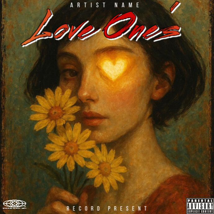Brown Grunge Love Girl Cd Mixtape Cover Album Cover Template | PosterMyWall