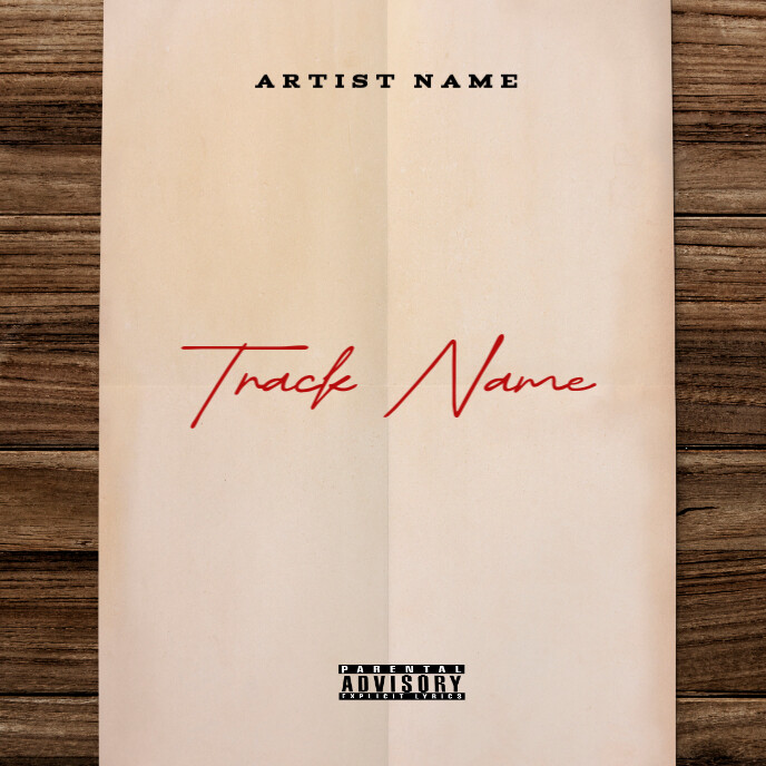 Brown Grunge Mixtape Cover Album Cover Template | PosterMyWall