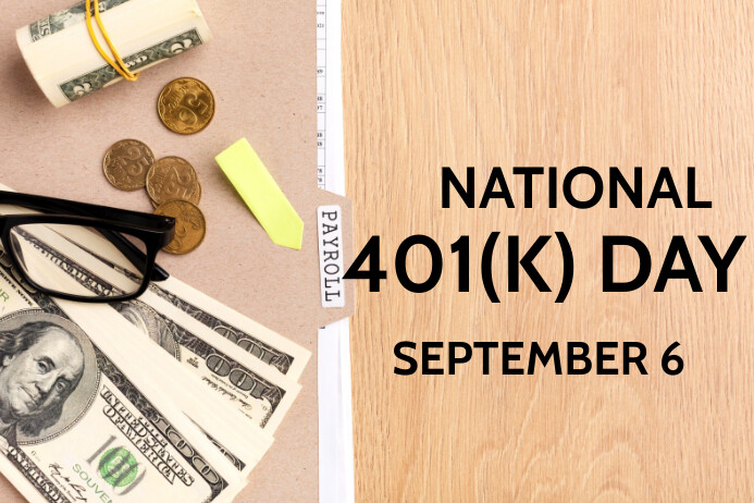 Brown Grunge National 401(k) Day Poster Template | PosterMyWall