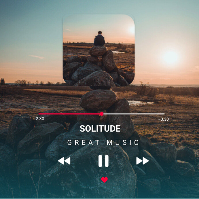 Brown Illustrative Album Cover Instagram Post Templat | PosterMyWall