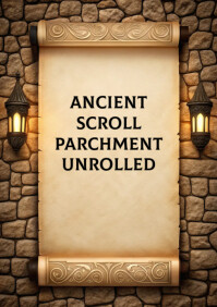Scroll template | PosterMyWall
