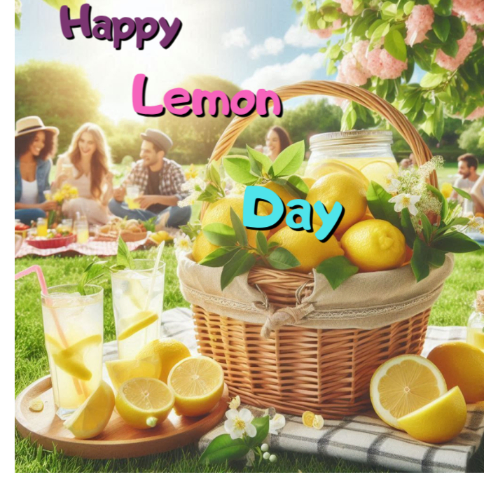 Modèle Brown Illustrative Happy Lemon Day Instagram Post | PosterMyWall