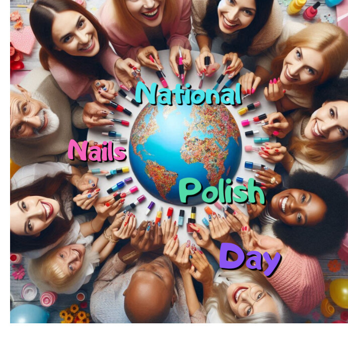 Copy of Brown Illustrative National Nail Polish Day Instagram Post ...