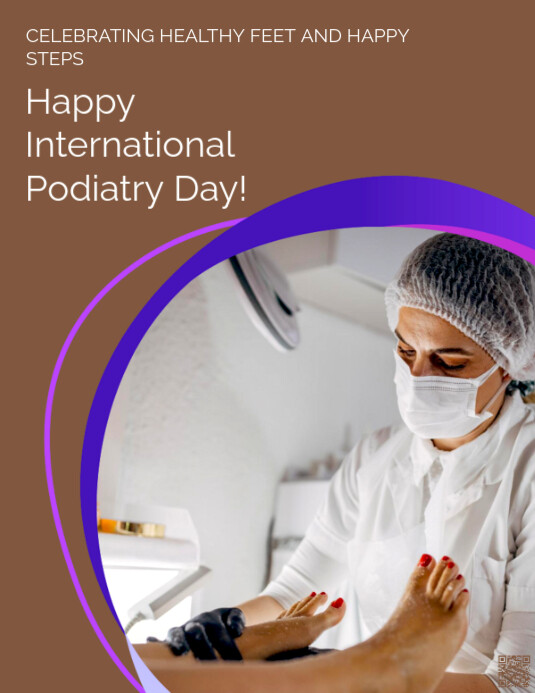 Copy of Brown International Podiatry Day Flyer (us Letter) | PosterMyWall
