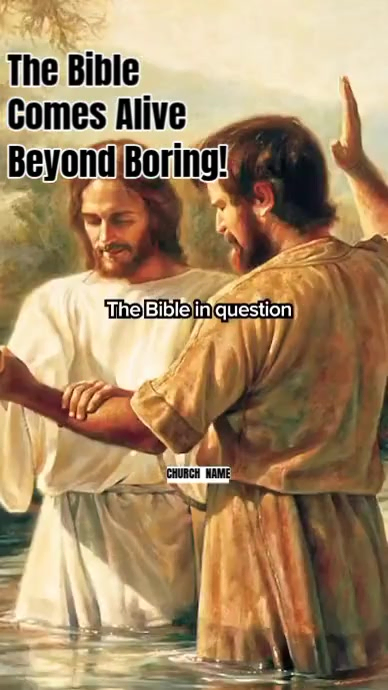 Brown Joyful “the Bible Comes Alive – Beyond Boring!” Digital Display ...