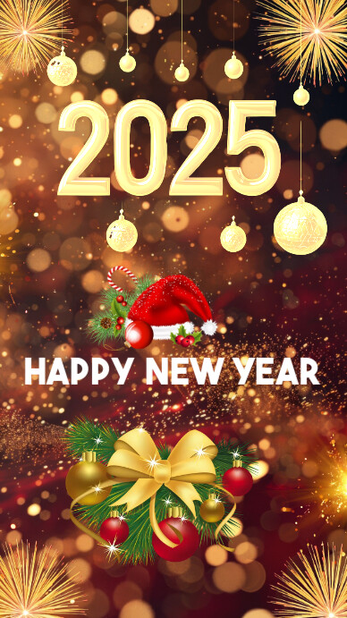 Brown Joyful 2025 Instagram Story Template | PosterMyWall