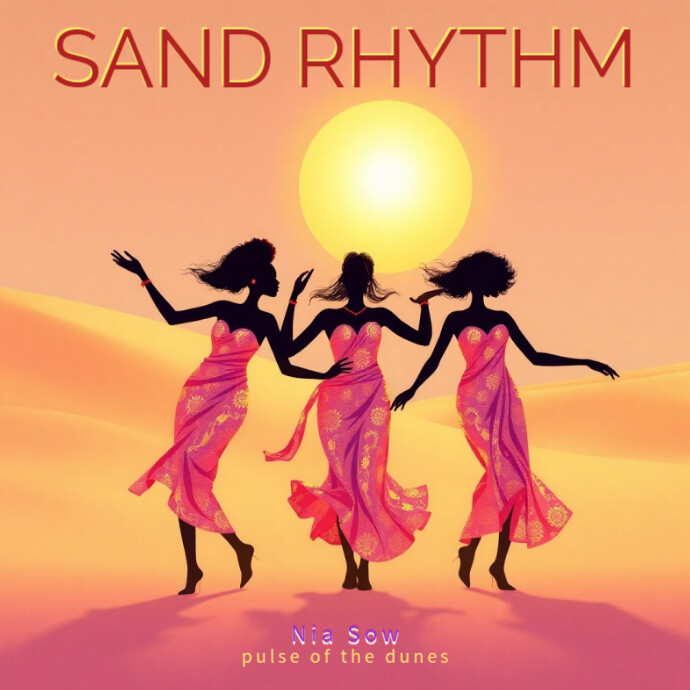 Brown Joyful African Pop Desert Glow Album Cover Template | PosterMyWall