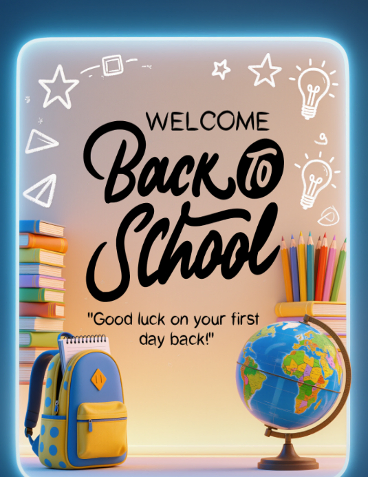 Brown Back To School Flyers Template | PosterMyWall