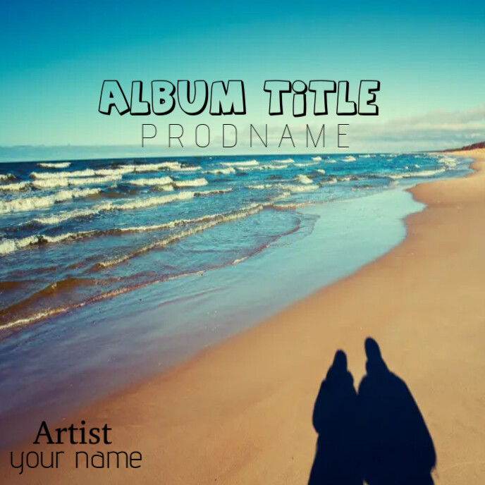 Copy of Brown Joyful Beach Album Cover | PosterMyWall