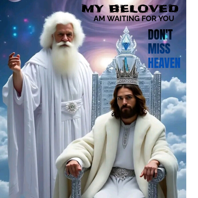 Brown Joyful Believe In Heaven Instagram Post Template | PosterMyWall
