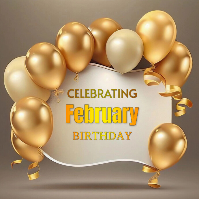 Brown Joyful Birthday Card Logo Template | PosterMyWall