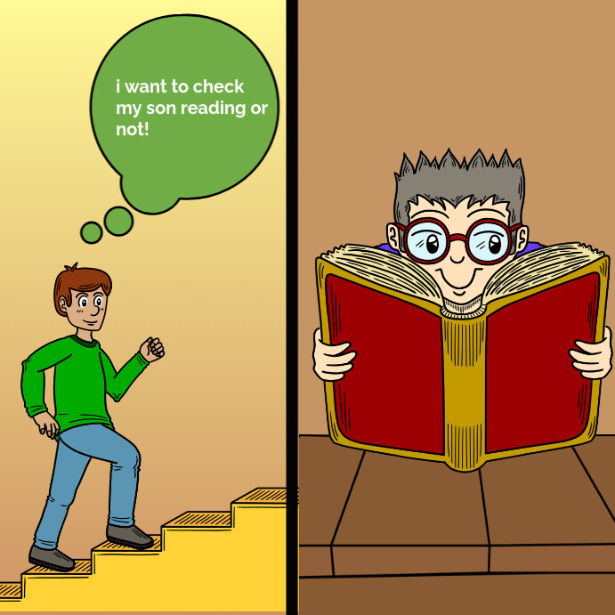 Brown Joyful Comic Cartoon Story Talk Quote Instagram Post Template ...