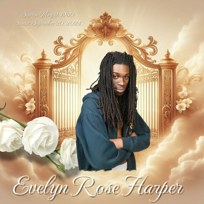 Brown Joyful funeral flyers Template | PosterMyWall