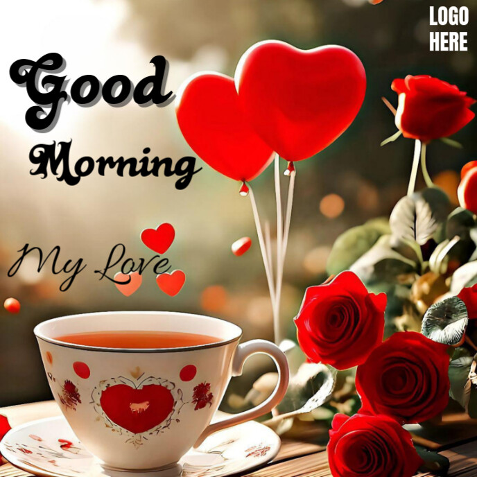 Brown Joyful Good Morning Album Cover Template | PosterMyWall