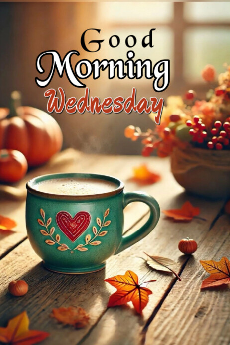 Brown Joyful Good Morning Poster Template | PosterMyWall