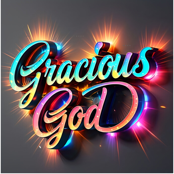 Copy of Brown Joyful Gracious God Instagram Post | PosterMyWall