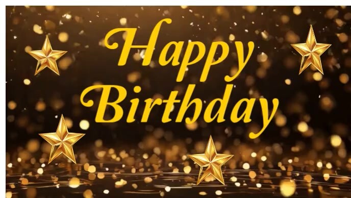 Brown Joyful Happy Birthday Youtube Thumbnail Youtube Thumbnail ...