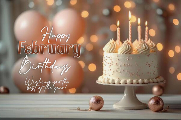February Birthday Template Printable Birthday Calendar Templates