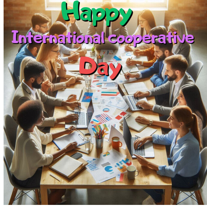 Brown Joyful Happy International Cooperative Day Instagram Post ...