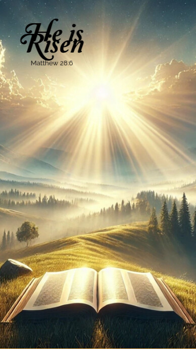 Copy of Brown Joyful He Is Risen Instagram Story | PosterMyWall