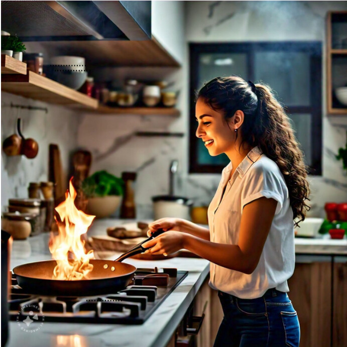 Brown Joyful Kitchen Post Template | PosterMyWall