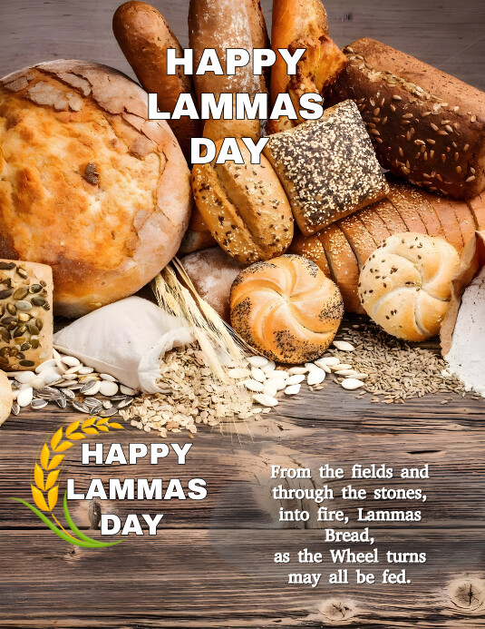 Brown Joyful Lammas Day Celebrations Flyer ( Templat | PosterMyWall
