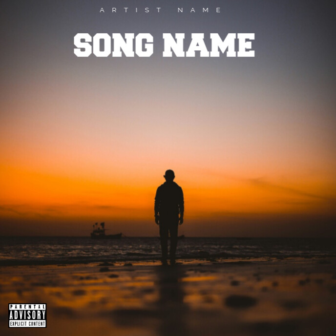 Brown Joyful Song Album Cover Template | PosterMyWall