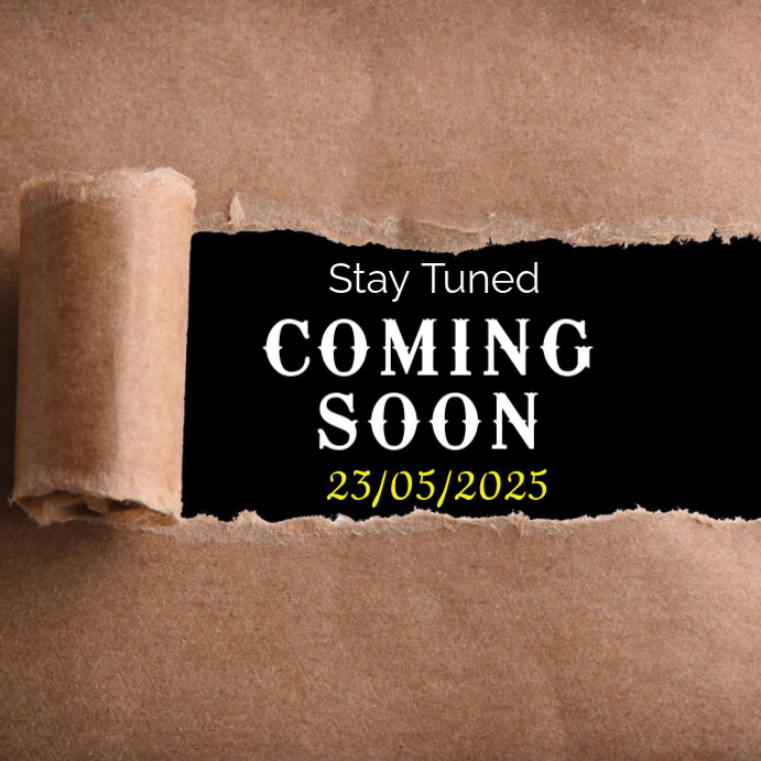 Copy of Brown Joyful Stay Tuned Coming Instagram Post | PosterMyWall