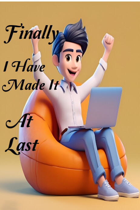 Brown Joyful Success Design Template Poster | PosterMyWall