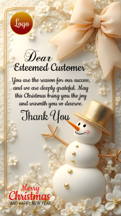 Copy of Brown Joyful Thank You Customer Note Instagram Story | PosterMyWall