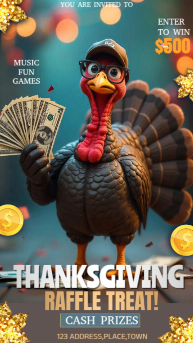 Brown Joyful Thanksgiving Instagram Story Modelo | PosterMyWall