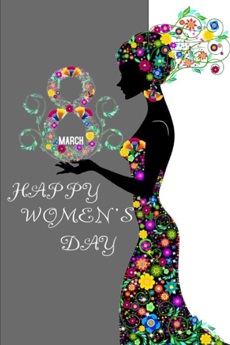 Brown Joyful Women's Day Poster Template | PosterMyWall