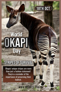 World Okapi day Template | PosterMyWall