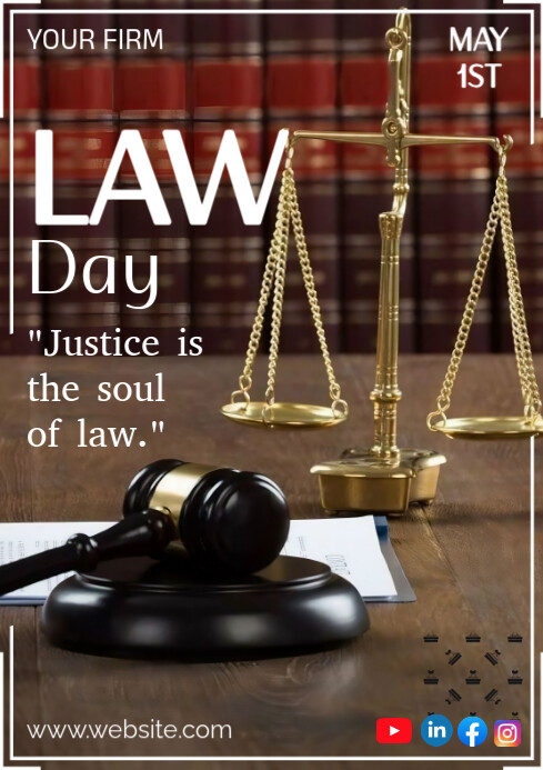 Copy of Brown Law Day Poster A4 | PosterMyWall