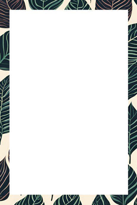 Modèle Brown Leaf Pattern Poster Background | PosterMyWall