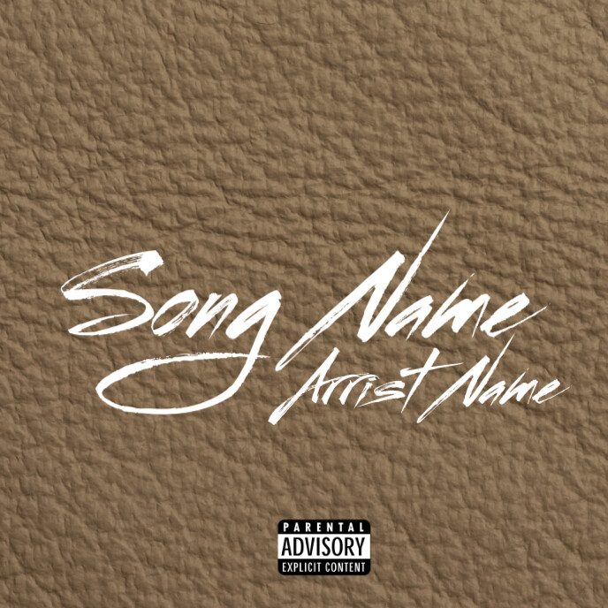 Copy of Brown Leather Texture Mixtape Cover Album Cover | PosterMyWall