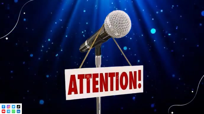 Brown List-based Attention Digital Display (16:9) Template | PosterMyWall