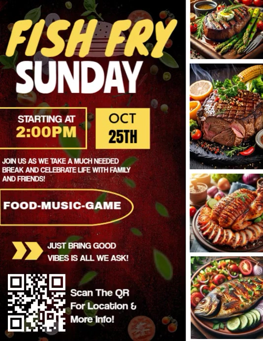 Modèle Brown List-based Food Flyer Template Flyer (us Letter ...