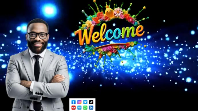 Brown List-based Welcome Digital Display (16:9) Template | PosterMyWall