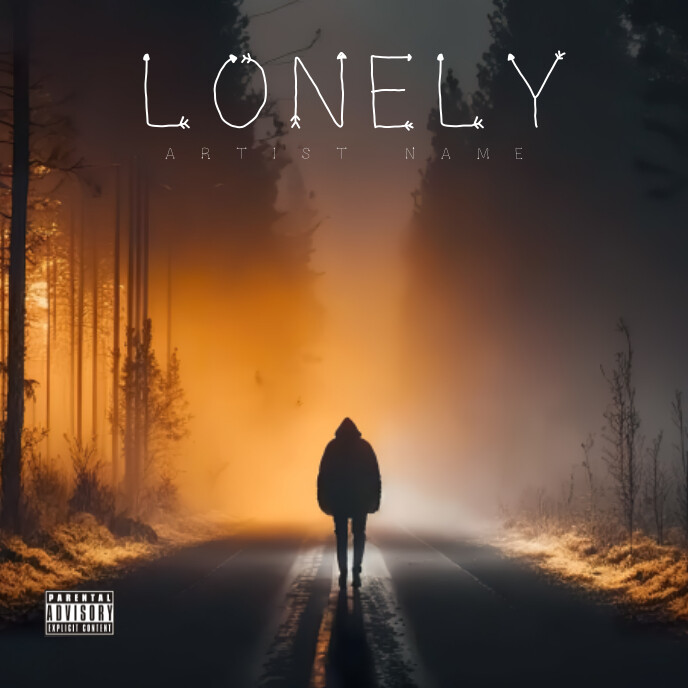 Copy of Brown Lonely Sad Album Cover Album Cover | PosterMyWall